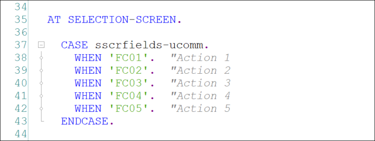 Creating Simple Toolbar Button on Selection Screen. – ABAPMEMO.COM