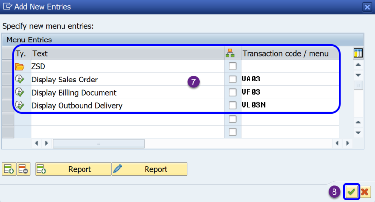 Creating New Customized SAP Menu (Area Menu). – ABAPMEMO.COM