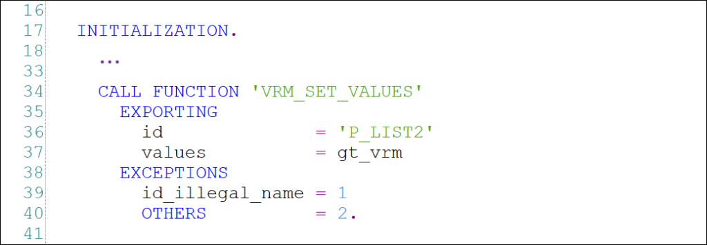 Creating List Box on Selection Screen. – ABAPMEMO.COM
