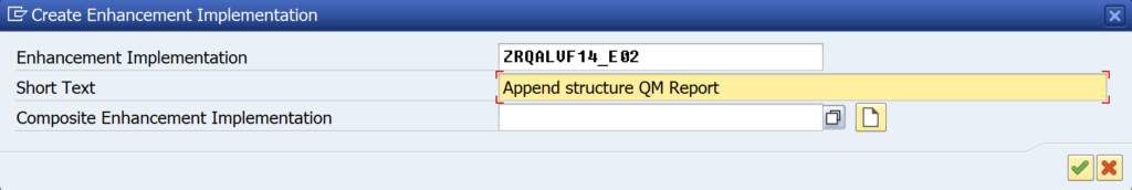 Adding new fields in QA32/QA33 report. – ABAPMEMO.COM