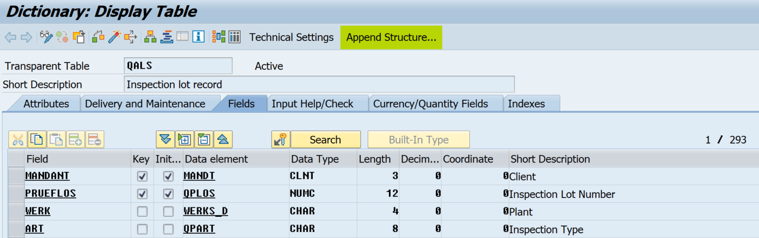 Adding new fields in QA32/QA33 report. – ABAPMEMO.COM