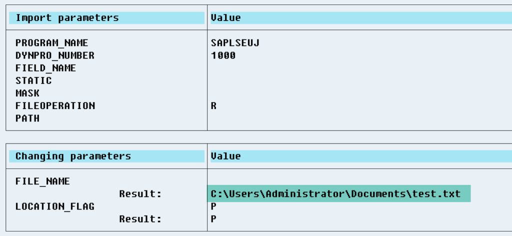 Browse File or Path on PC – ABAPMEMO.COM