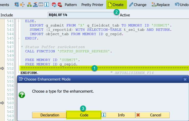 Adding new fields in QA32/QA33 report. – ABAPMEMO.COM