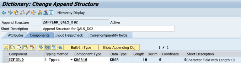 Adding new fields in QA32/QA33 report. – ABAPMEMO.COM