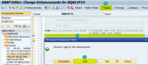 Adding new fields in QA32/QA33 report. – ABAPMEMO.COM