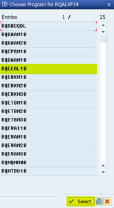 Adding new fields in QA32/QA33 report. – ABAPMEMO.COM